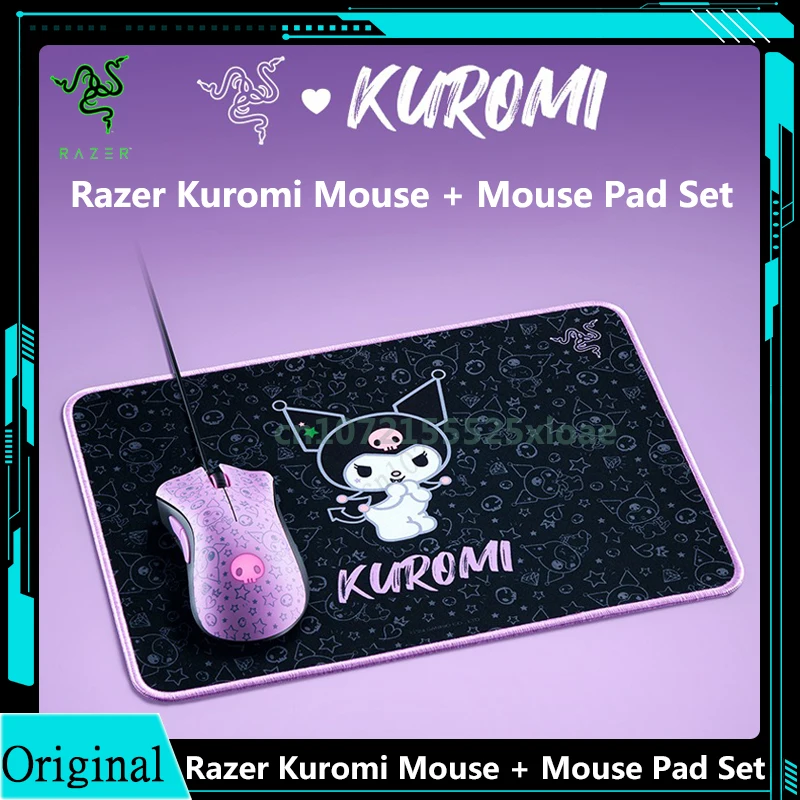 Razer-Sanrio-Kuromi-Juego-de-rat-n-con-cable-edici-n-limitada-para ...