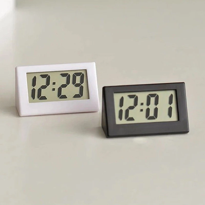 Minimalist-Mini-Electronic-Clock-Silent-Desk-Time-Display-Electronic ...