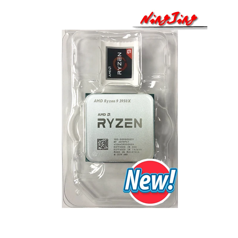Amd ryzen 9 3950x novo r9 3950x 3.5 ghz 16 core processador cpu de 32 ...