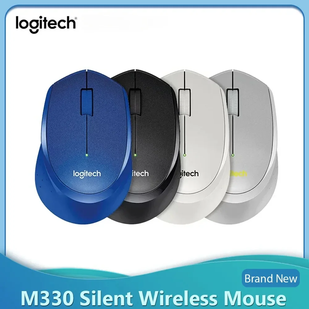Logitech M330 SILENT PLUS Wireless Mouse 2.4GHz With USB Nano Receiver ...