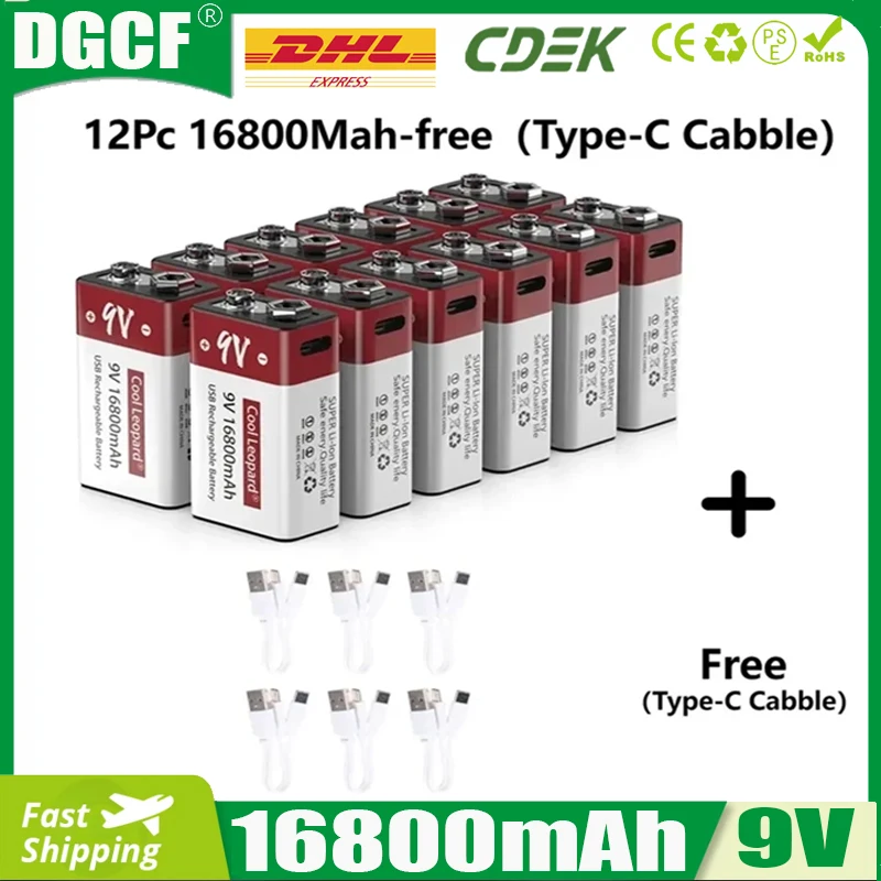 9V-Rechargeable-Battery-16800mah-Lithium-Batteries-for-Multimeter ...