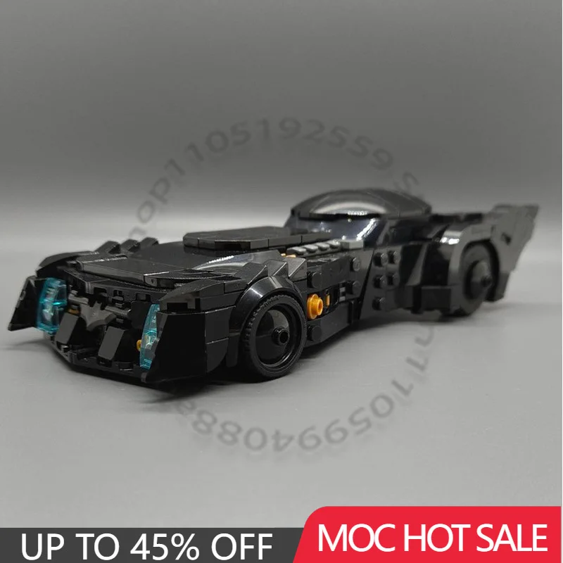 396 PCS Famous Movie Series MOC Customize Batmobile mk2 Supercar Model ...