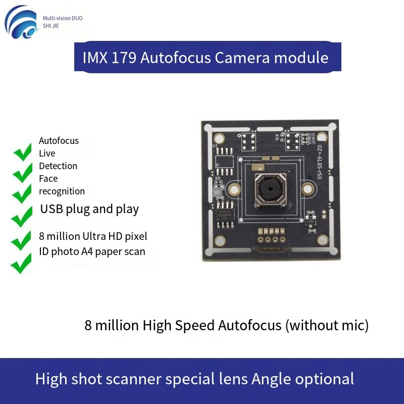 8 Million Pixel Imx179USB Camera Module Module HD Driverless Autofocus ...