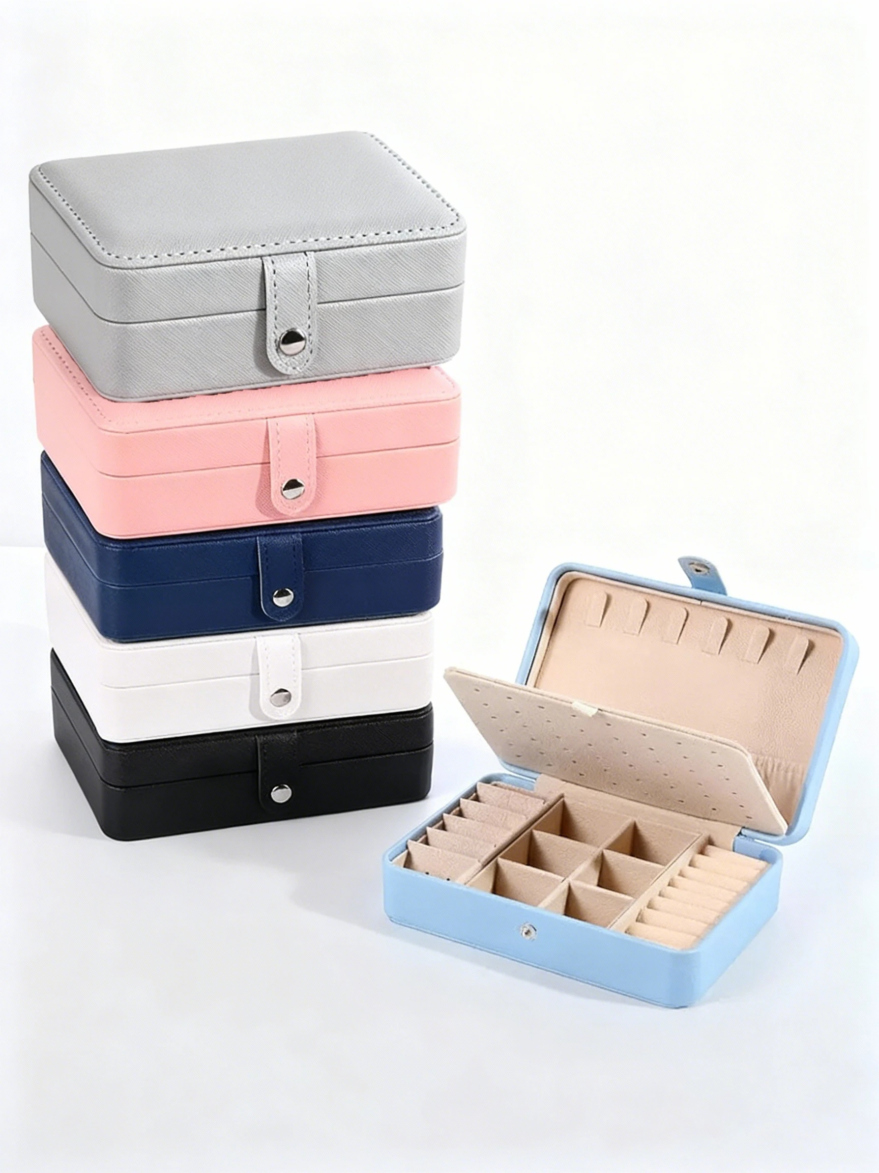 Portable Jewelry Box Jewelry Organizer Display Travel Jewelry Case ...