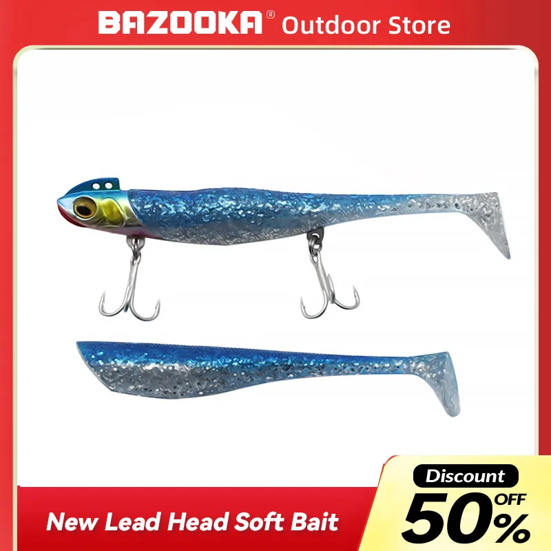 Bazooka-Artificial-Fishing-Fake-Bait-Lure-Duck-Foot-Rainbow-Swinging ...