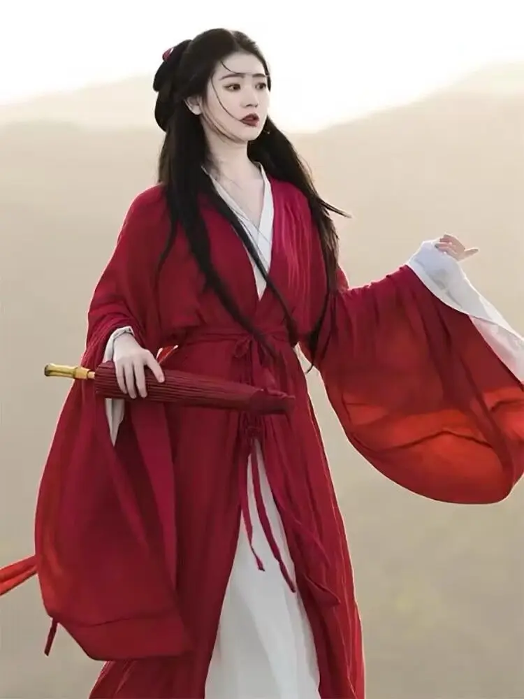 Red-Hanfu-Dress-Women-Ancient-Chinese-Hanfu-Female-Carnival-Halloween ...