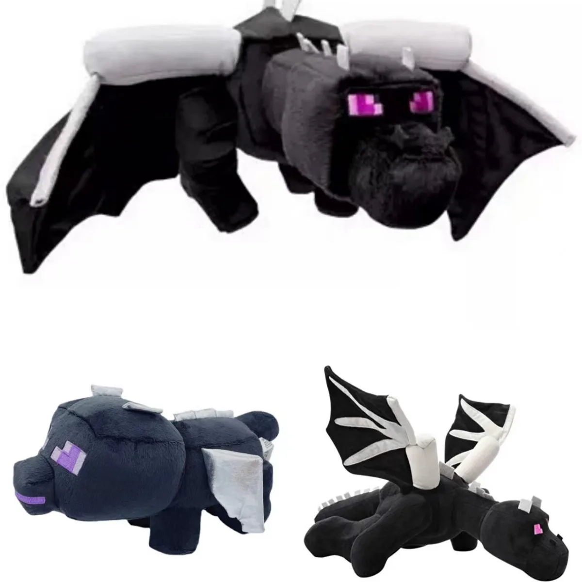 60cm-Game-MC-Ender-Dragon-Enderdragon-Plush-Toys-Doll-Black-Ender ...