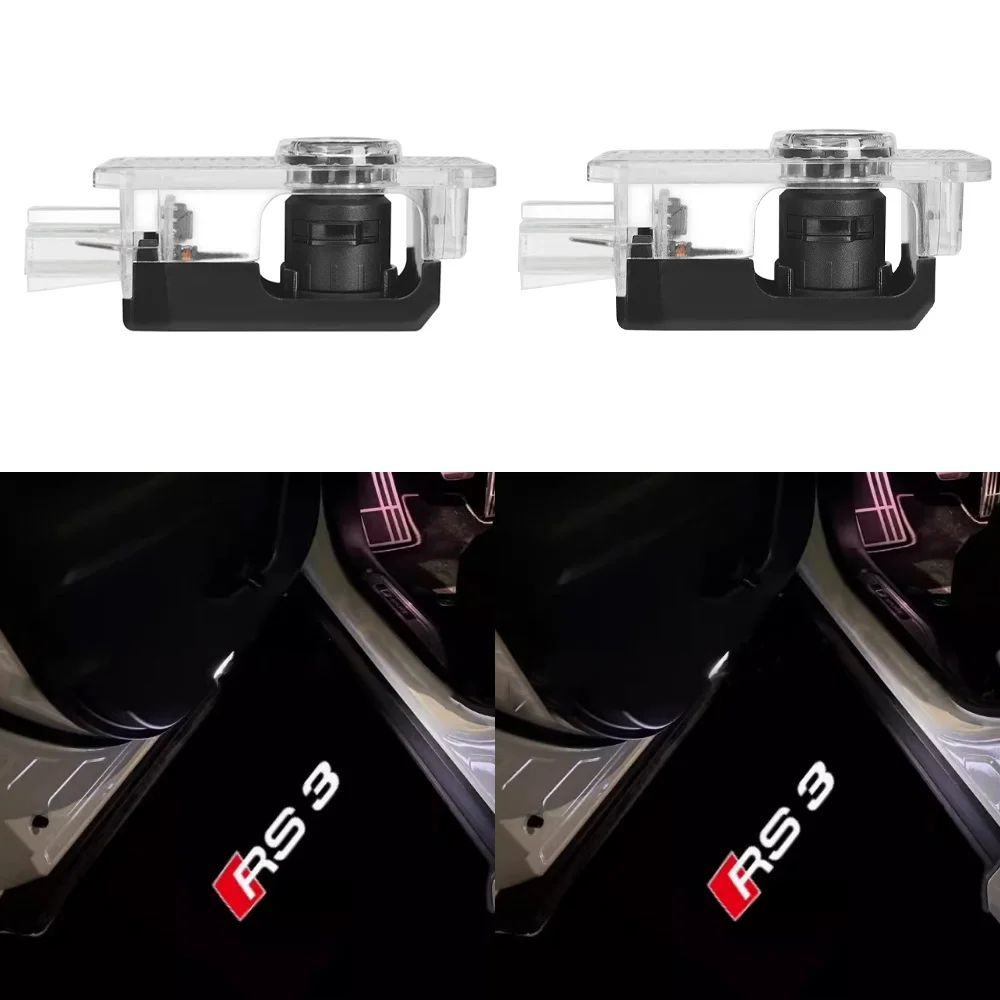 2pcs-RS3-For-AUDI-Door-Light-RS3-Ghost-Shadow-Light-AUDI-Welcome-Light ...