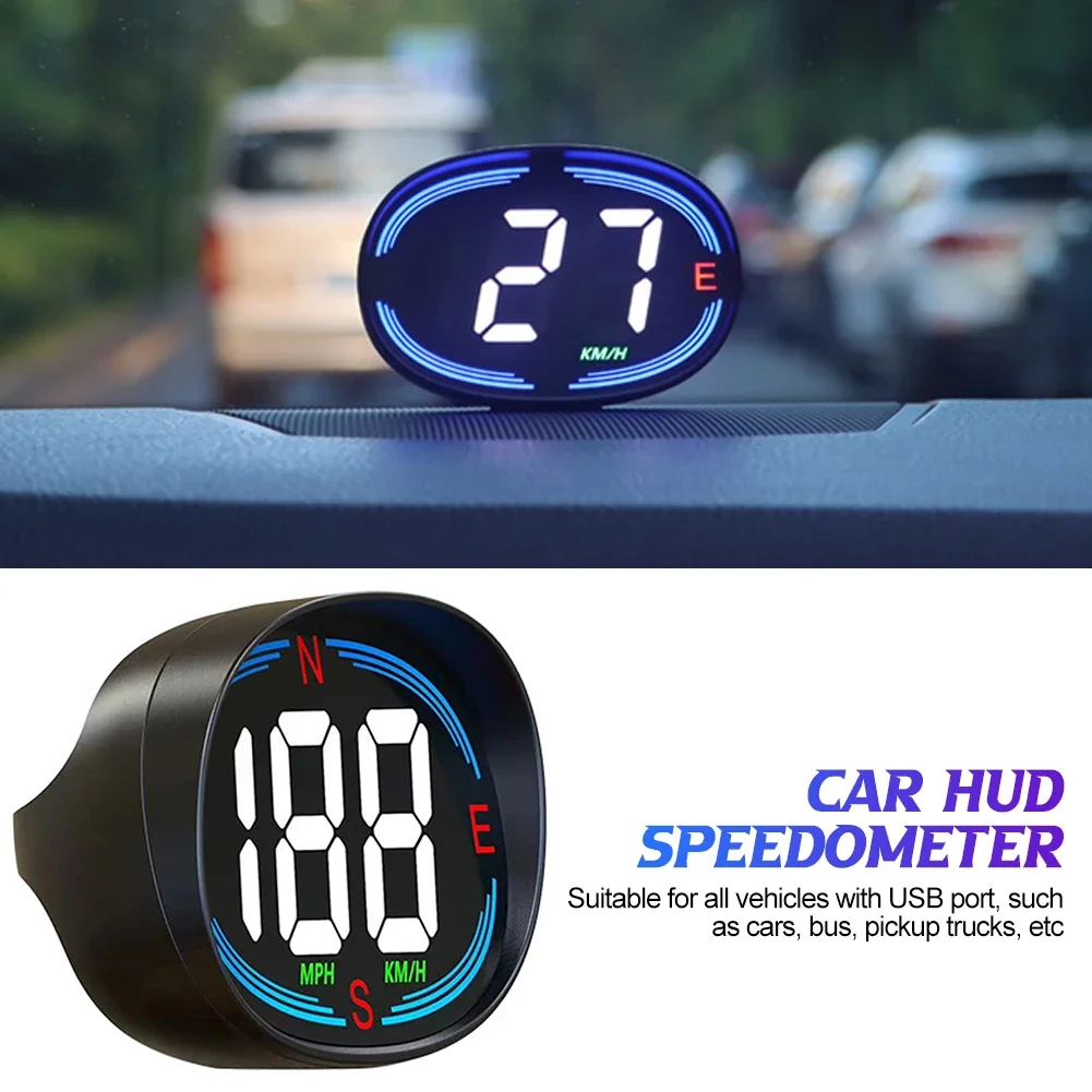 Car-HUD-Head-Up-Display-Digital-GPS-Speedometer-Gauges-Compass-USB-Port ...