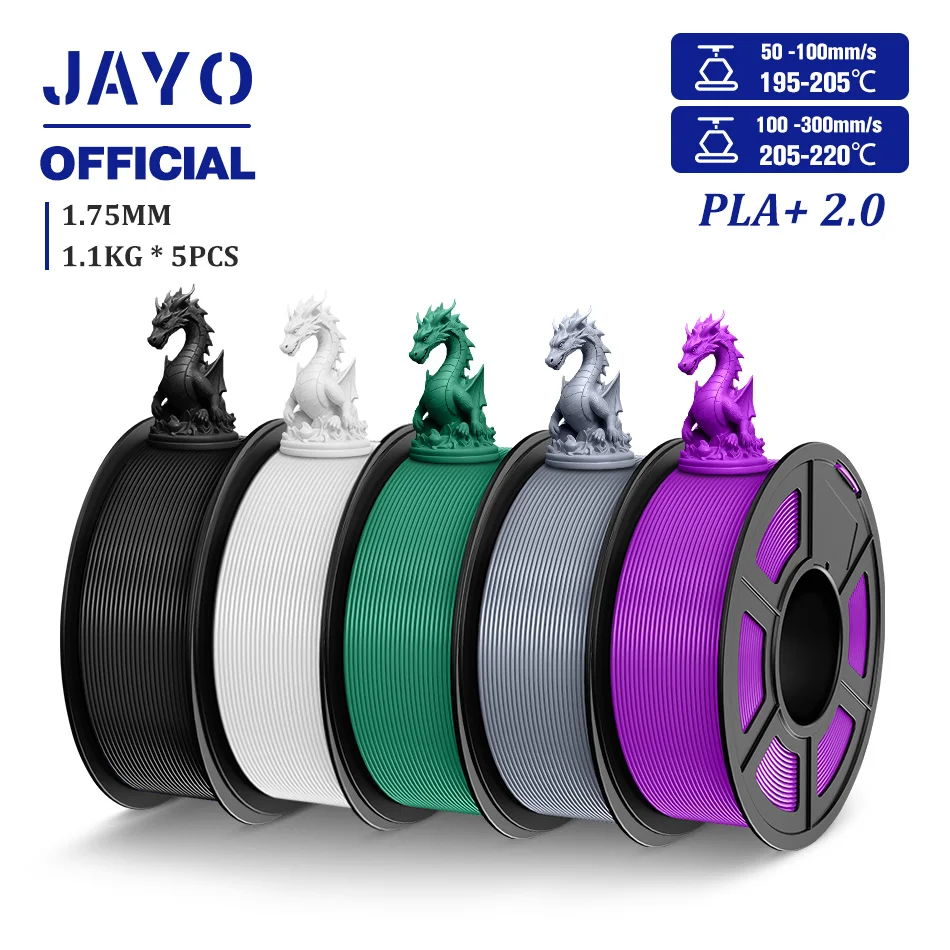 JAYO-Updgrade-2-0-PLA-3D-Filament-1-75mm-PLA-Plus-3D-Printer-Filament ...