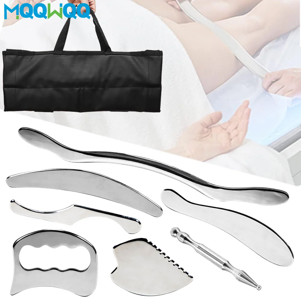 4-7Pcs-Stainless-Steel-Gua-Sha-Scraping-Massage-Tool-IASTM-Tools-Great ...