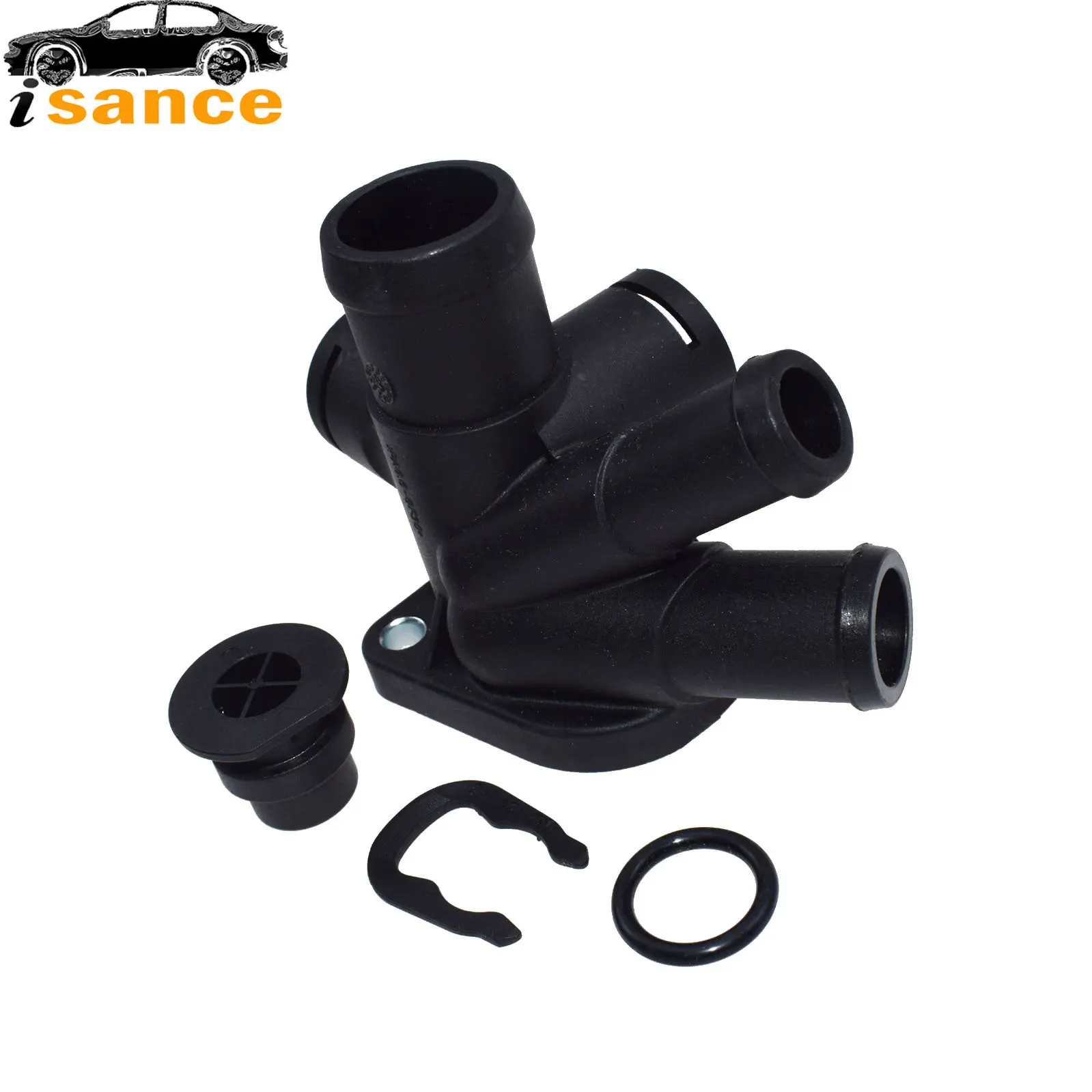 New-Engine-Coolant-Hose-Flange-For-VW-Golf-Jetta-Passat-Cabrio-11954009 ...