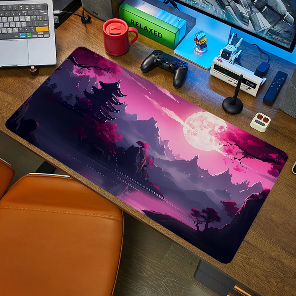 River-pagoda-Mouse-Pad-Large-Mousepad-Gamer-Accessories-Keyboard-Pads ...