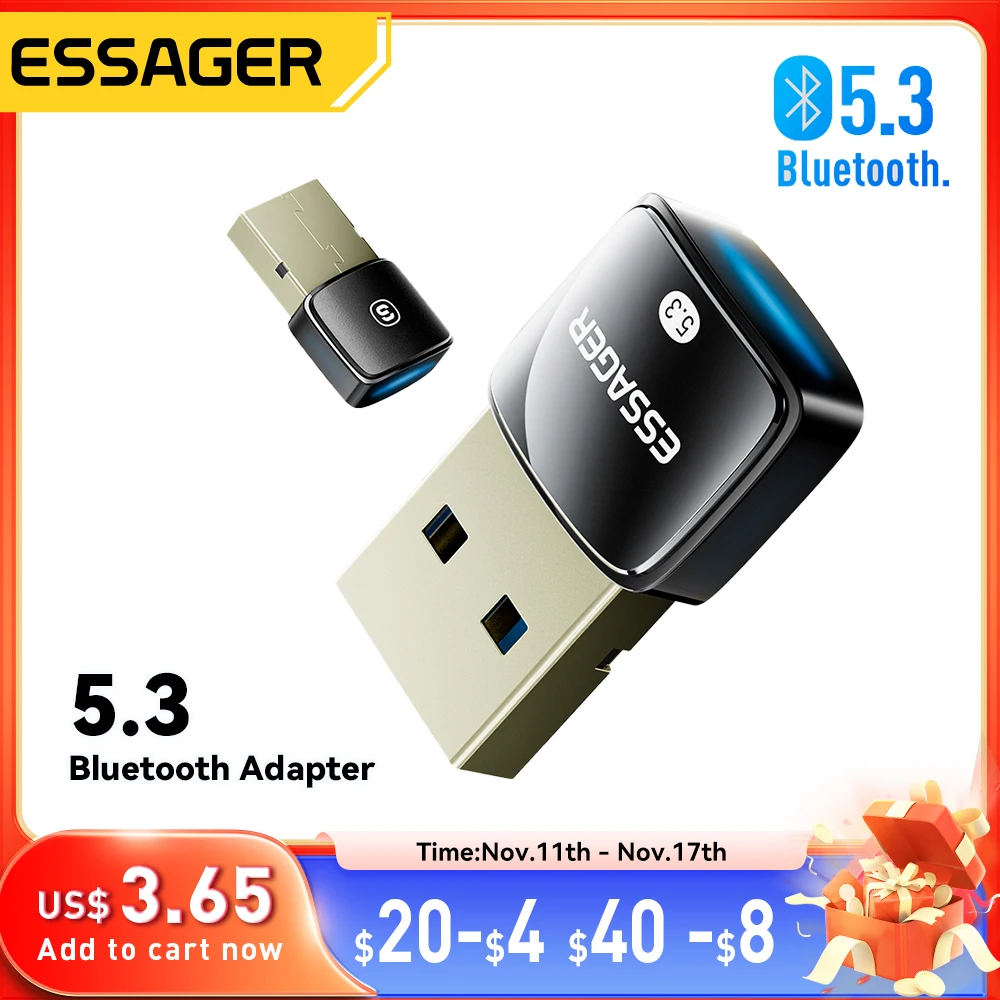 Essager-USB-Bluetooth-5-3-5-0-Dongle-Adapter-For-PC-Speaker-Wireless ...