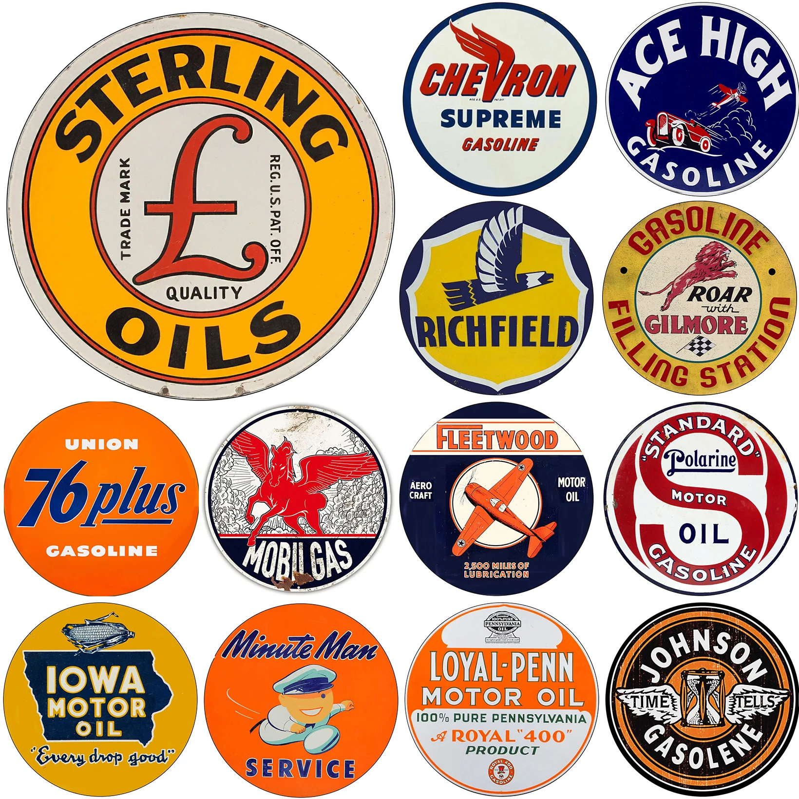 Mobiloil-Motor-Oil-Gasoline-Petroleum-Products-Reproduction-Car-Company ...