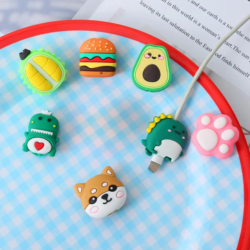 Cartoon-Cute-Cable-Protector-Wire-Winder-Data-Line-Cord-For-USB ...