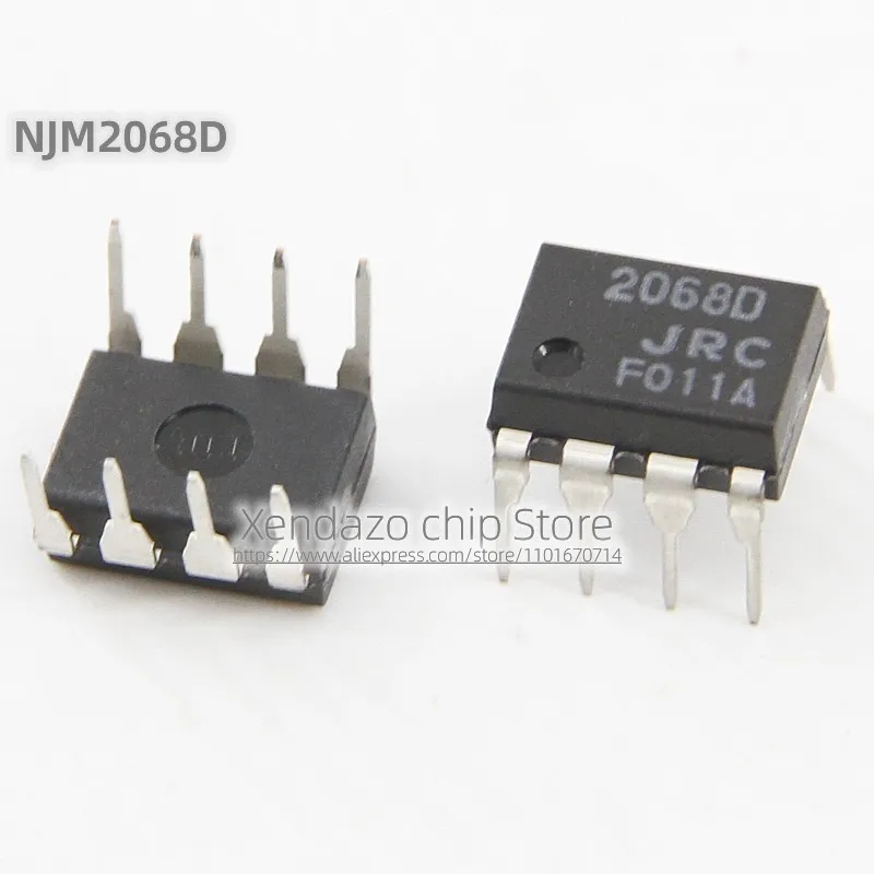 10pcs/lot NJM2068D JRC2068D 2068D DIP-8 package Original genuine ...