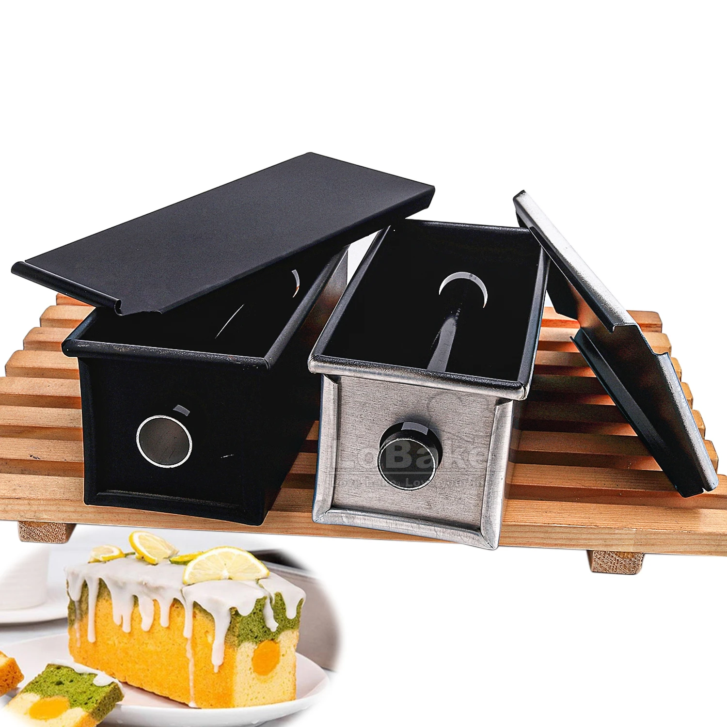 280g-Nonstick-Aluminum-Rectangle-Flowing-Core-Toast-Bread-Mold-With ...