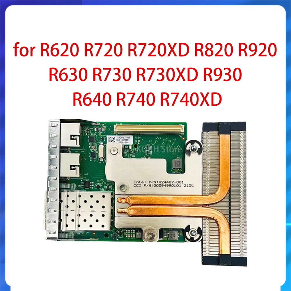 Original-FM487-99GTM-C63DV-G8RPD-6VDPG-Network-Card-for-R620-R720 ...