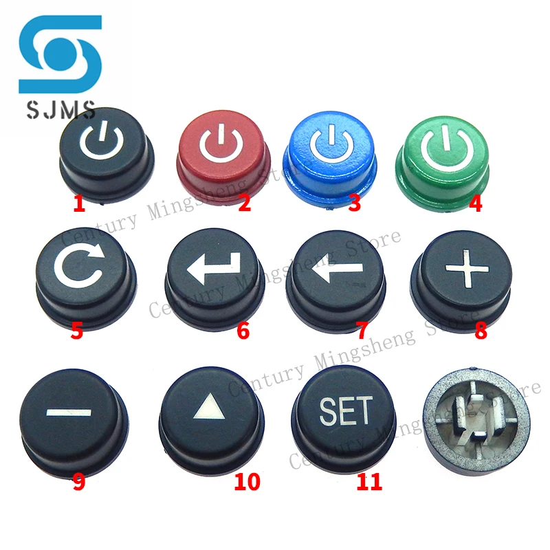 10pcs-A24-Tactile-Push-Button-Switch-Cap-Adapted-for-B3F-4055-12-12-7 ...