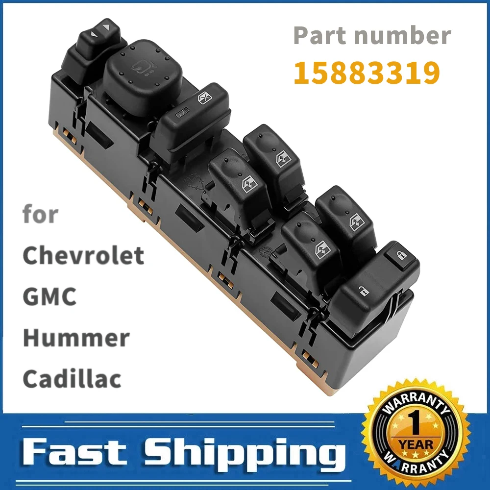 15883319 DWS-394 Power Window Switch for Hummer H2 Chevrolet Suburban ...