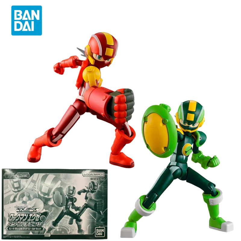 Bandai-Genuine-Rockman-Anime-Megaman-Shokugan-Action-Figure-Brinquedos ...
