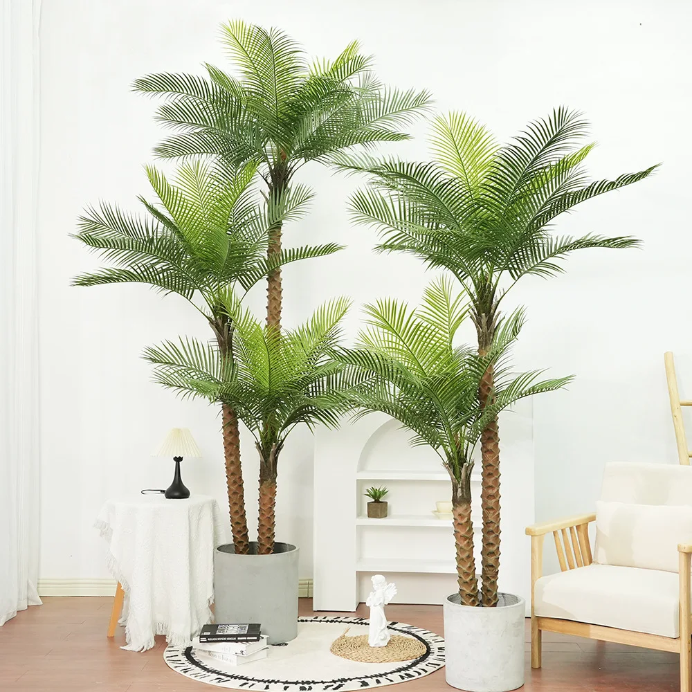 Large Artificial Coconut Tree 200CM To 240CM Fake Palm Tree Tropical ...