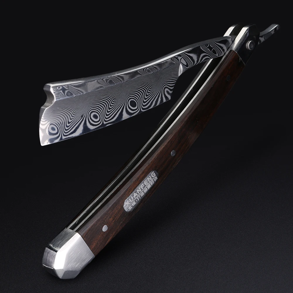XUANFENG-Damascus-steel-folding-razor-Hard-steel-110-layer-high ...
