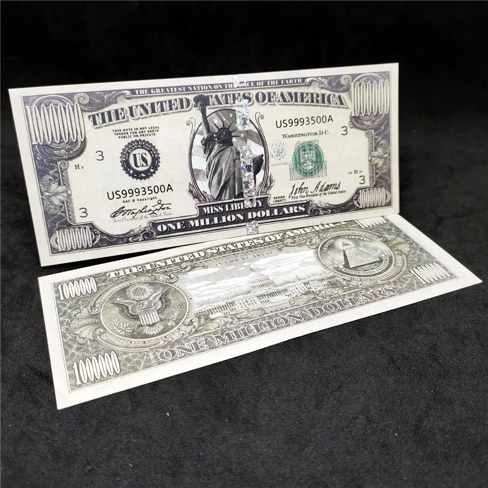 American-Bill-Dollar-Banknote-One-Million-fake-money-Paper-Bill-for ...