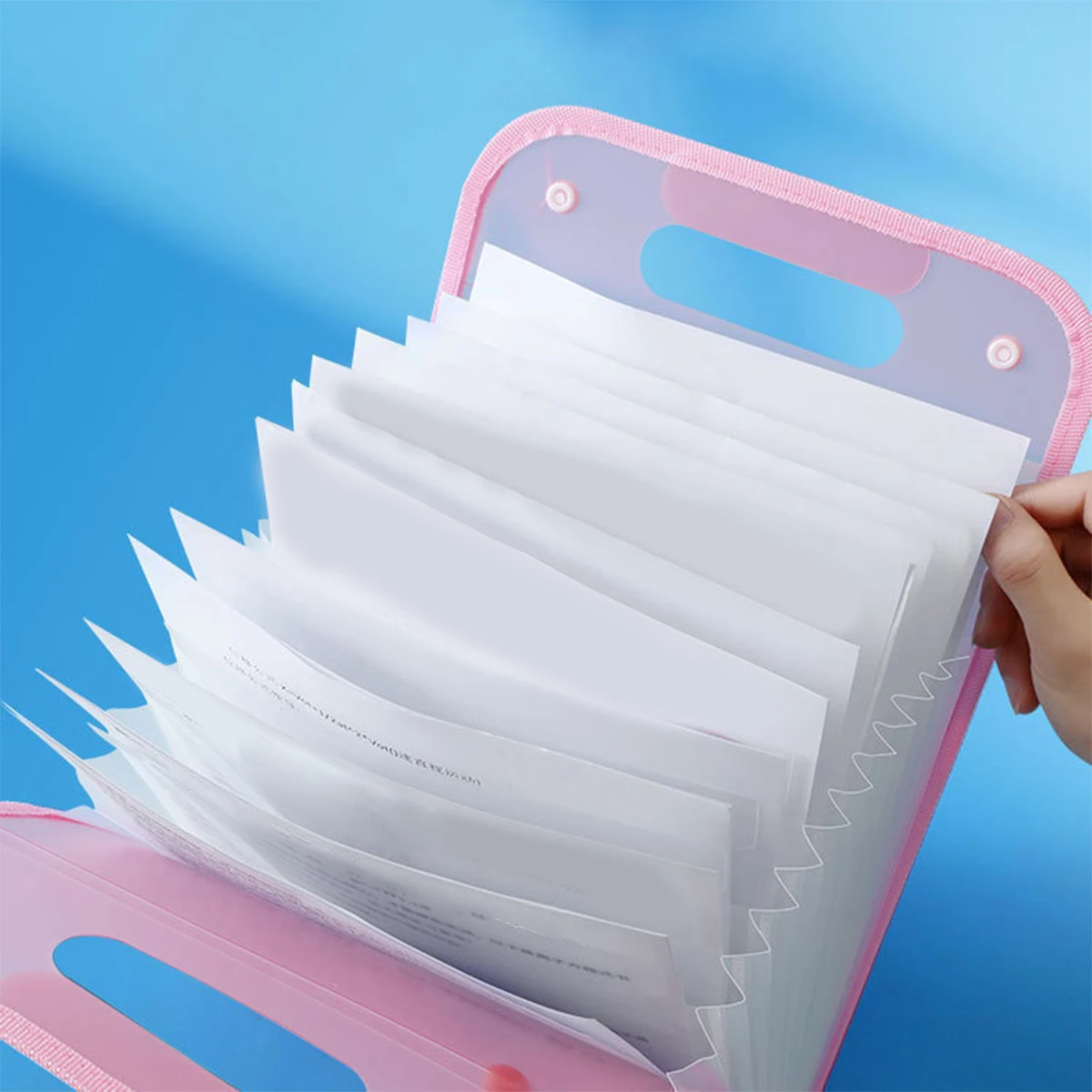 13-Pocket-File-Folders-Portable-A4-Letter-Size-Macaron-Color-Accordian ...