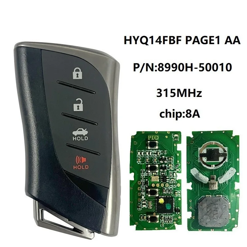 Applicable to 2018 + Lexus LS500 LS350 Smart Card 8990H-50010 HYQ14FBF ...