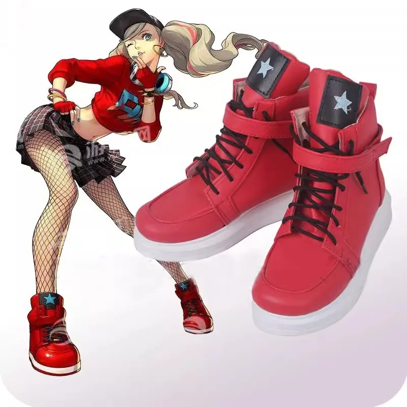 JP Games PERSONA 5 P5 Anne Takamaki PANTHER Cosplay Shoes Handmade ...