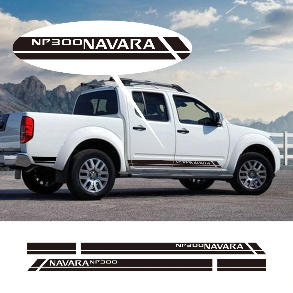 Pickup-Door-Side-Stripes-Adesivos-para-Nissan-Navara-NP300-Caminh-o ...