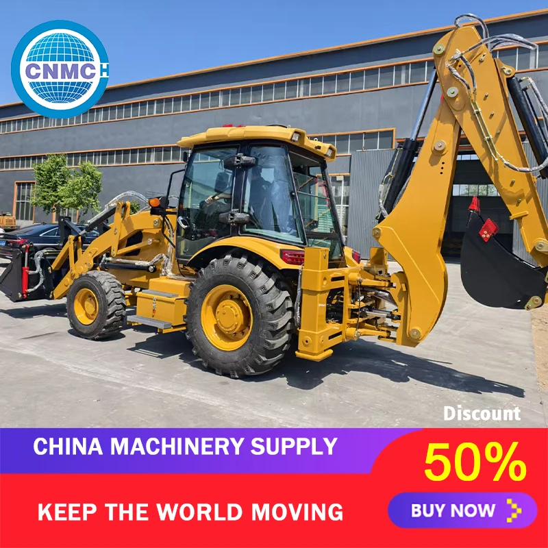 CNMC 8 Ton Wheel Loader Excavator Backhoe Loader Backhoe Loader ...