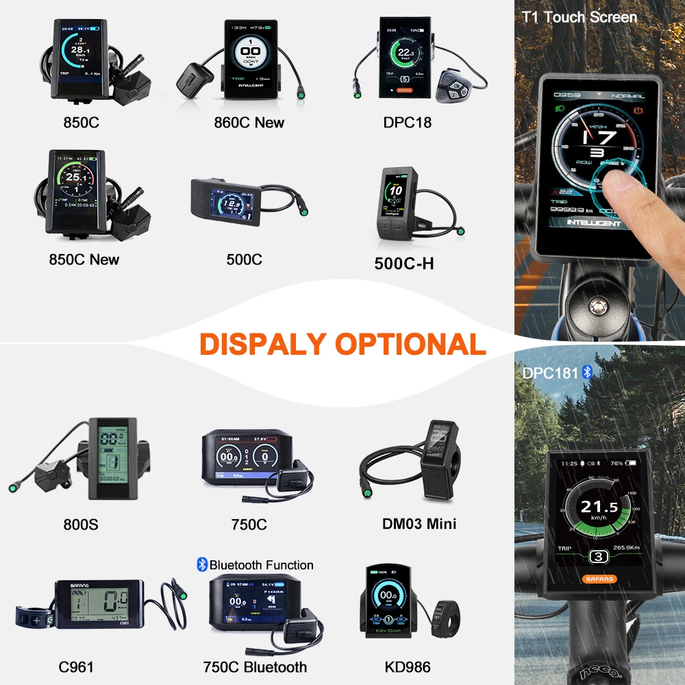 Electric Bike Display P850c P860c 500c Dpc181 Bluetooth T1 Touch Screen ...