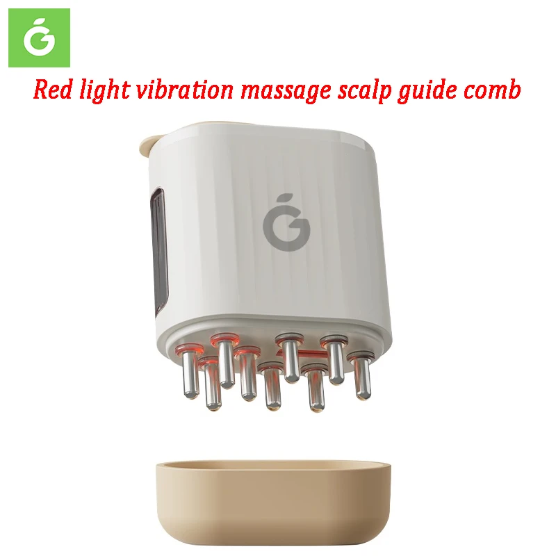 Electric-Scalp-Guide-Comb-Medicine-Comb-655nm-Red-Light-Wave-Hair-Care ...