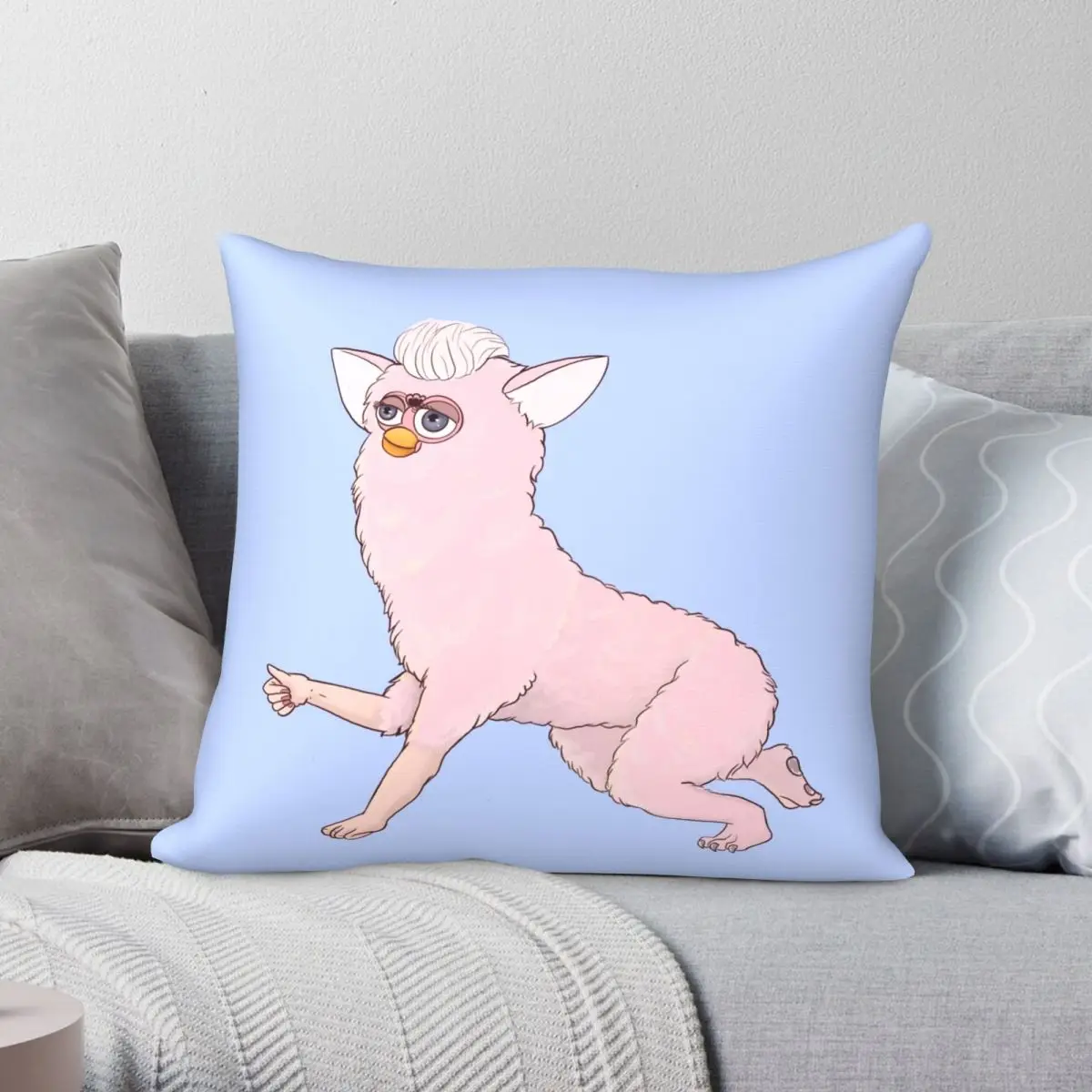 Furby-God-Pillowcase-Polyester-Linen-Velvet-Printed-Zip-Decor-Pillow ...