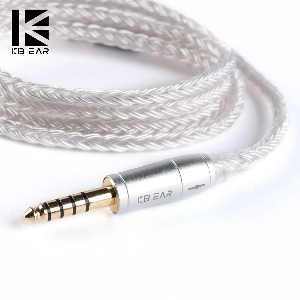 KBEAR-16-Core-Upgraded-Silver-Plated-Balanced-Cable-2-5-3-5-4-4MM-Wired ...