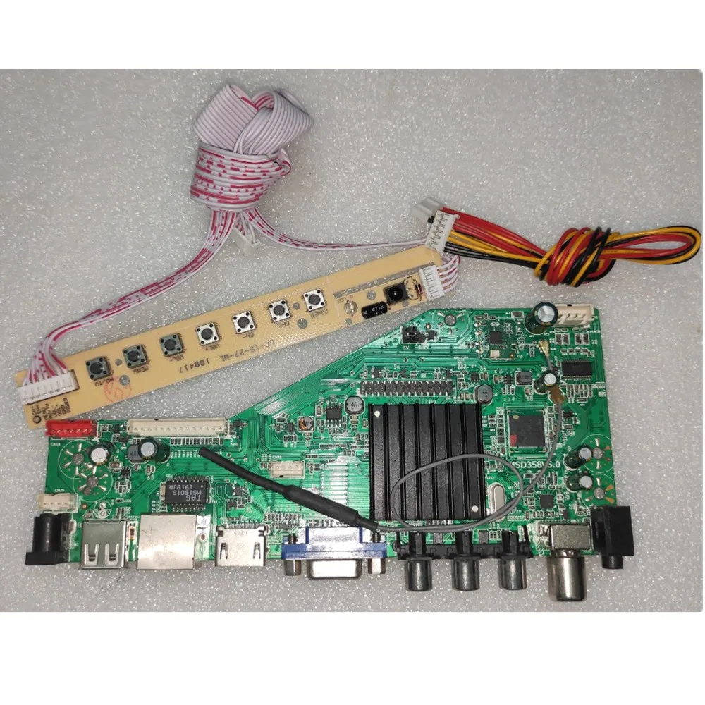 Free-shipping-msd358v5-0-WiFi-4-core-512m-4g-smart-TV-drive-board ...