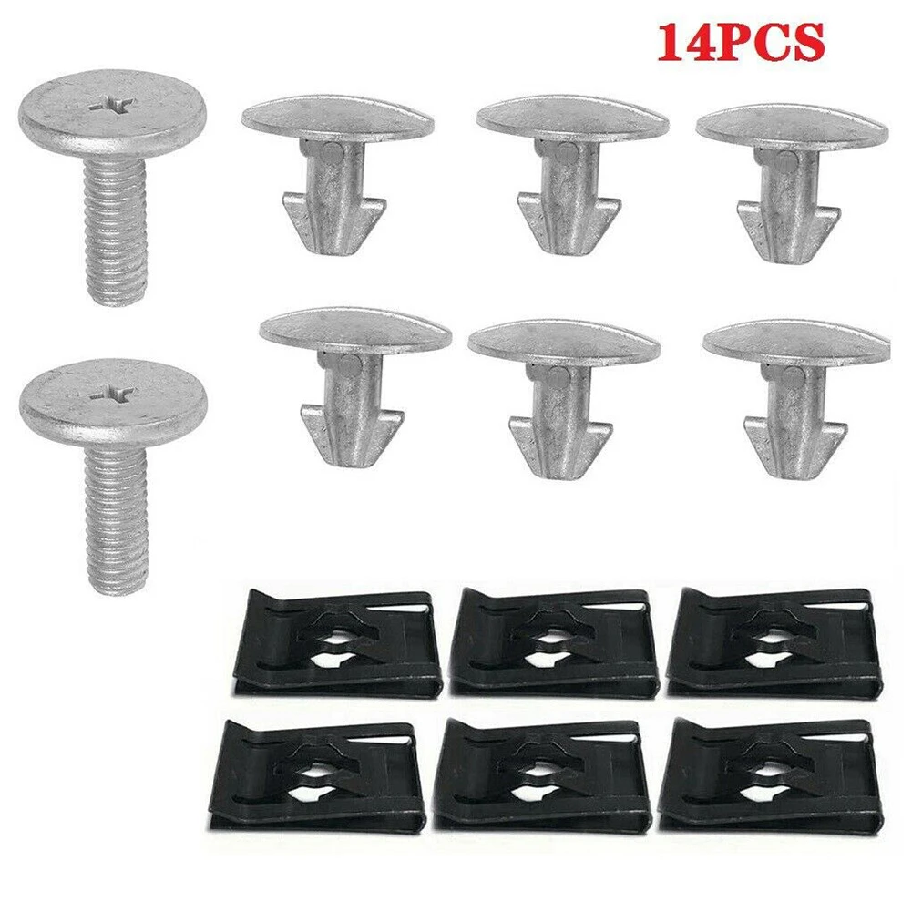 14pcs Engine Lower Cover Screw & Bolt &access Clip For Honda For Cr-v ...