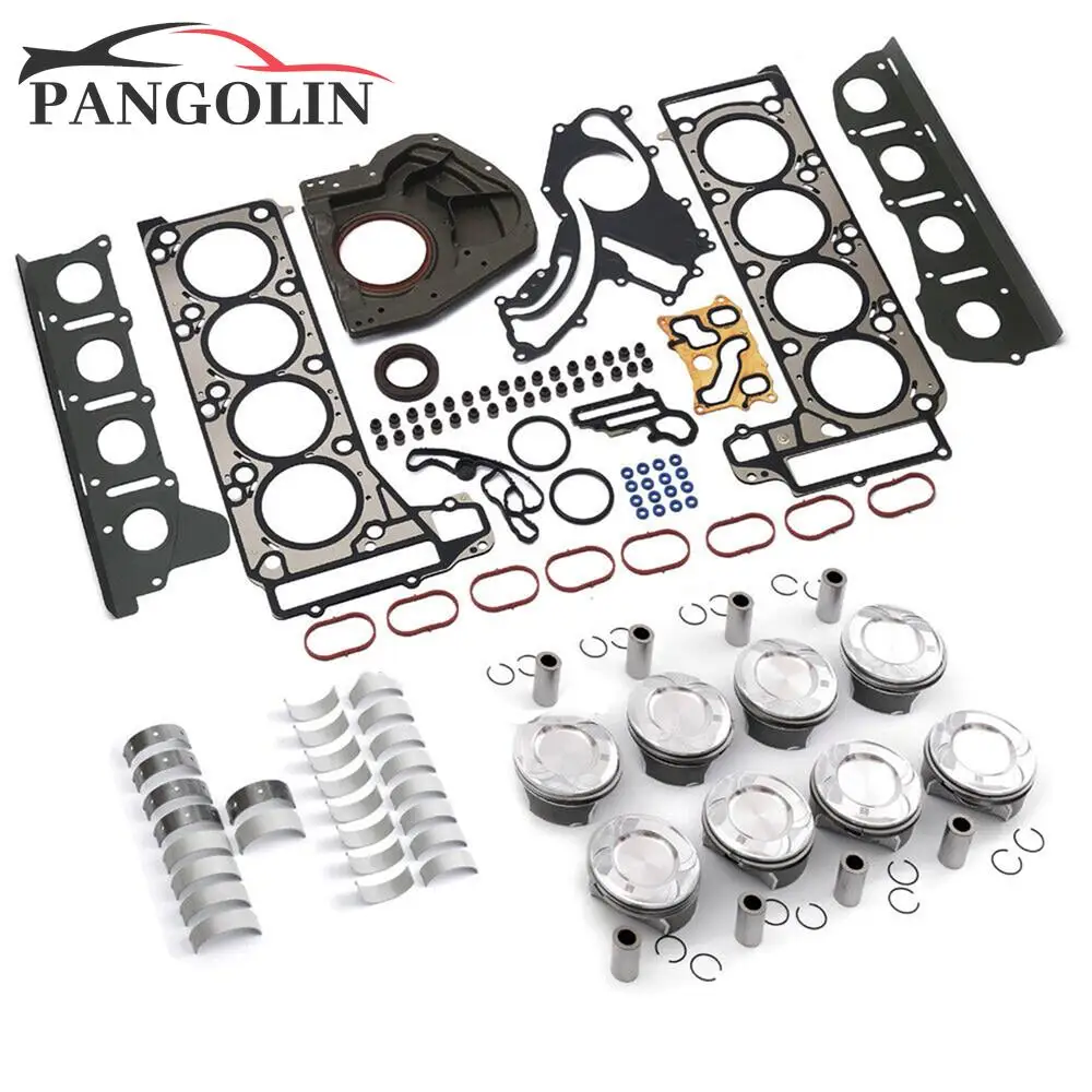 M278 Engine Pistons Gaskets Bearings Rebuilt Kit for Mercedes-Benz W166 ...