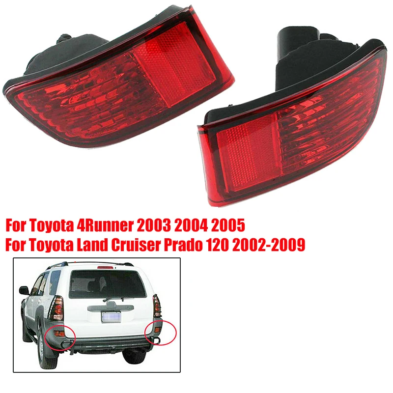 Rear-Bumper-Reflector-Light-for-Toyota-4Runner-2003-2004-2005-81591 ...