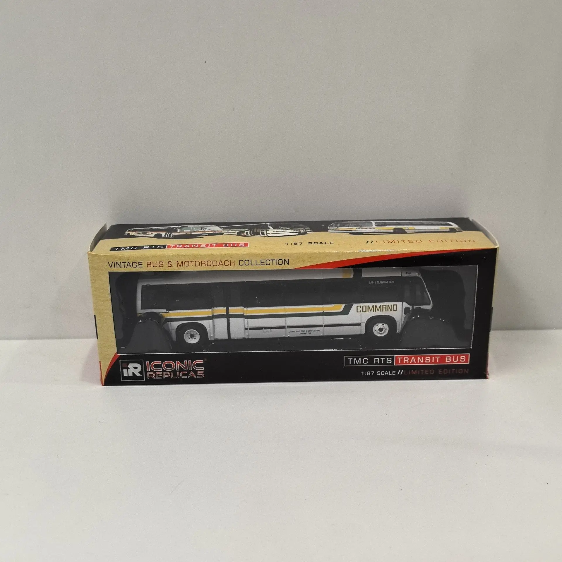 Diecast IR 1/87 Scale HO TMC RTS TRANSIT BUS 1g Alloy Car Model ...