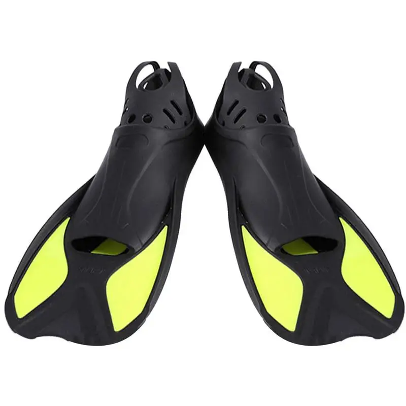 1 Pair Professional Scuba Diving Fins Short Lightweight Men Women Adult ...