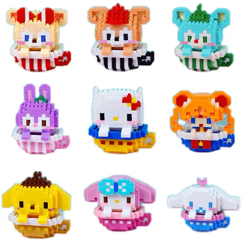 Sanrio Building Blocks | Hello Kitty Build Set | Hello Kitty Model Kit ...