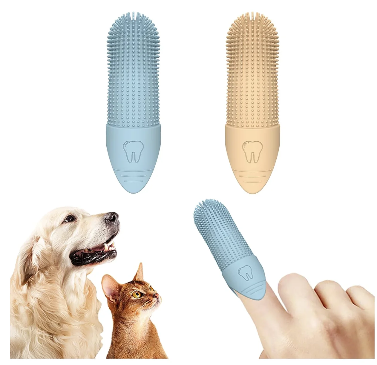 Dog-Finger-Toothbrush-2-Pack-Upgraded-Dog-Tooth-Brushing-Kit-Soft ...