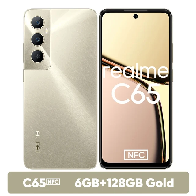 Original realme C65 Smartphone 6.67” Large Display 45W SUPERVOOC Charge ...