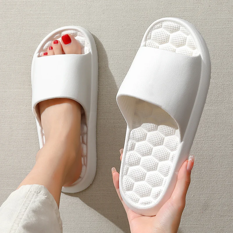 Women Men Slippers Summer Slide Solid Color Shoes EVA Outdoor Soft ...