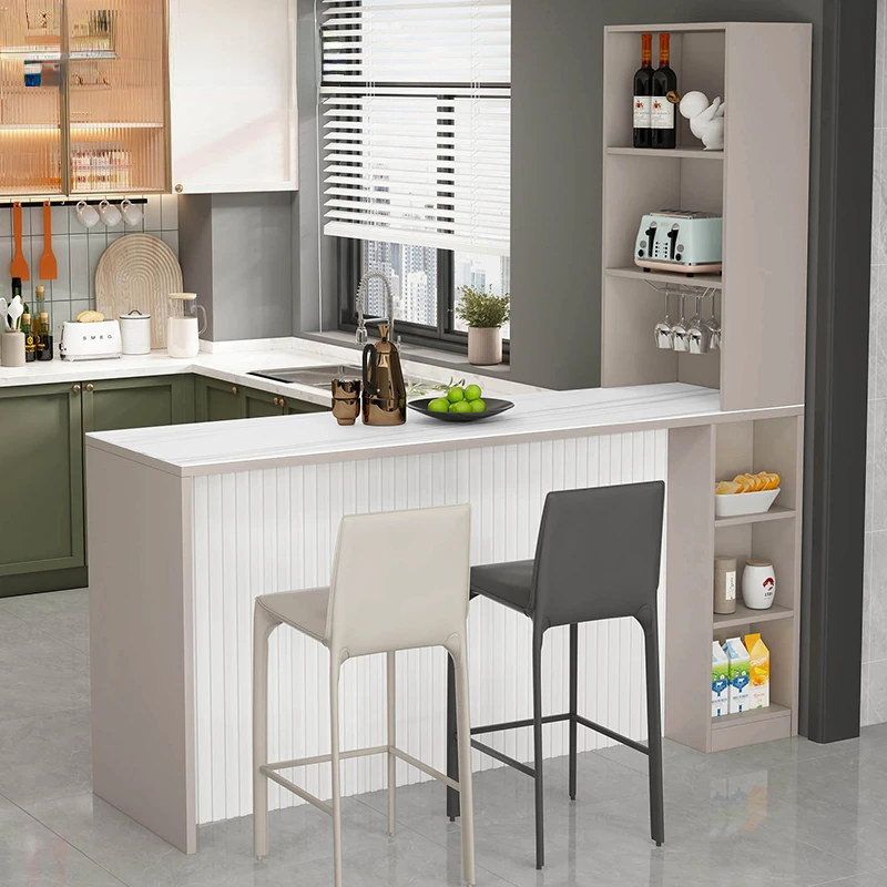 Bar-Counter-Sideboard-Cabinet-Integrated-Hallway-Open-Restaurant ...