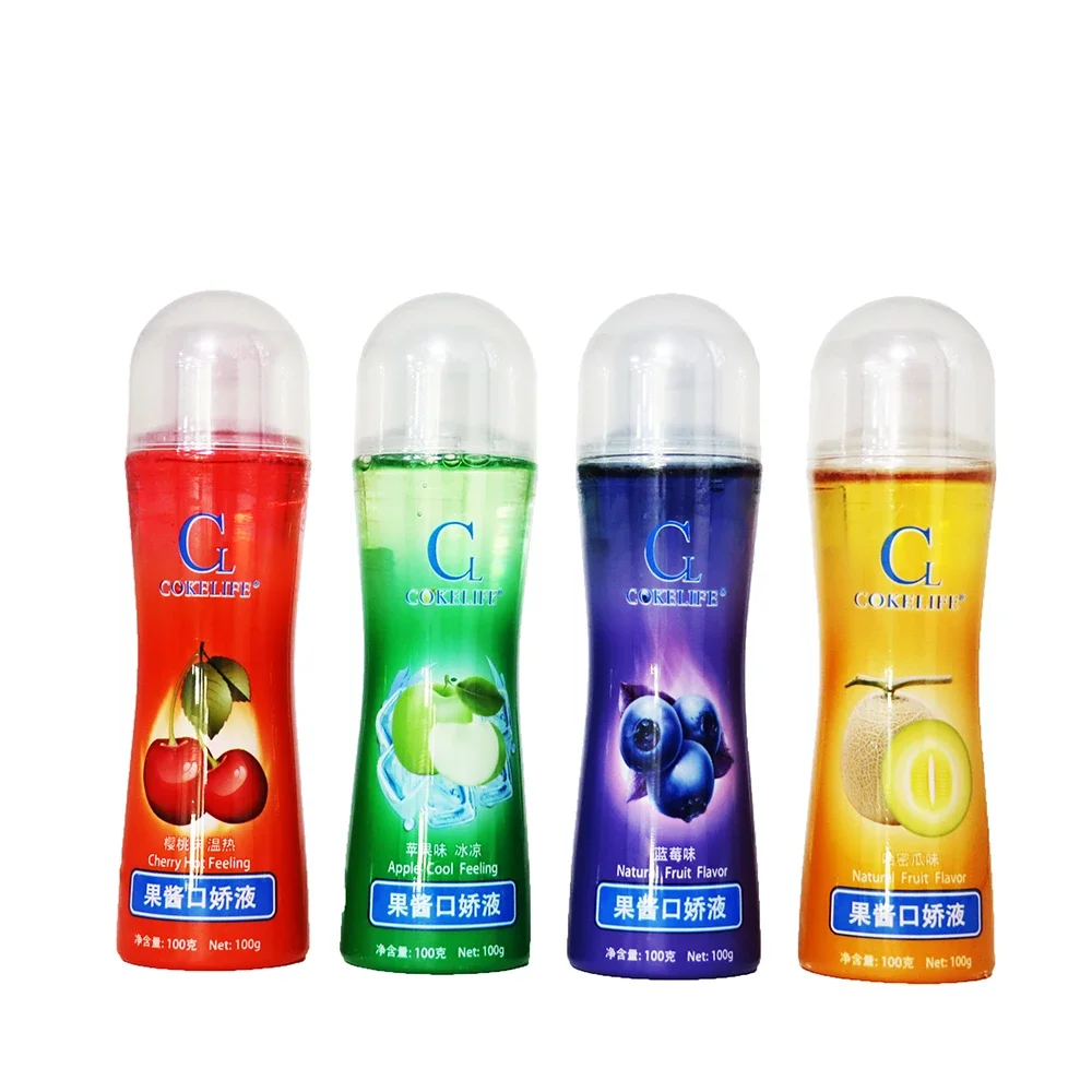 Sex Lubricant 100ml Fruit flavor Water-based Vainal Penis Gel Pheromone ...
